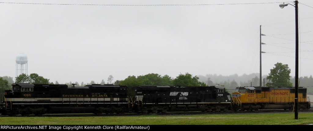 NS train #52A with (HERITAGE UNIT) pic 5